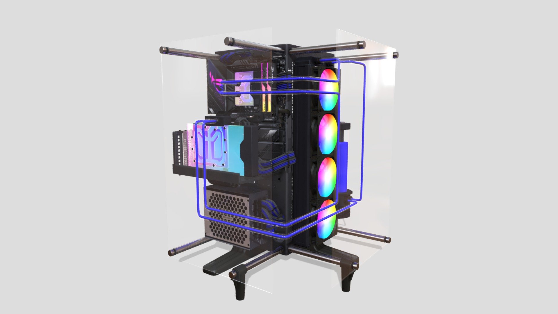 Termaltake P90 CONCEPT - 3D model by forcer3166 [9b92c6b] - Sketchfab
