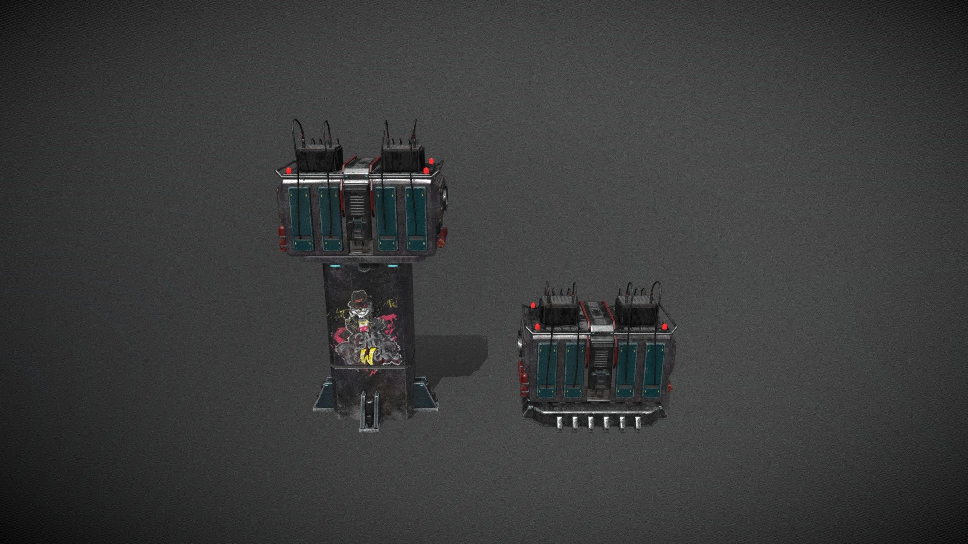 Electric_post - 3D model by Malcony [9b942e3] - Sketchfab