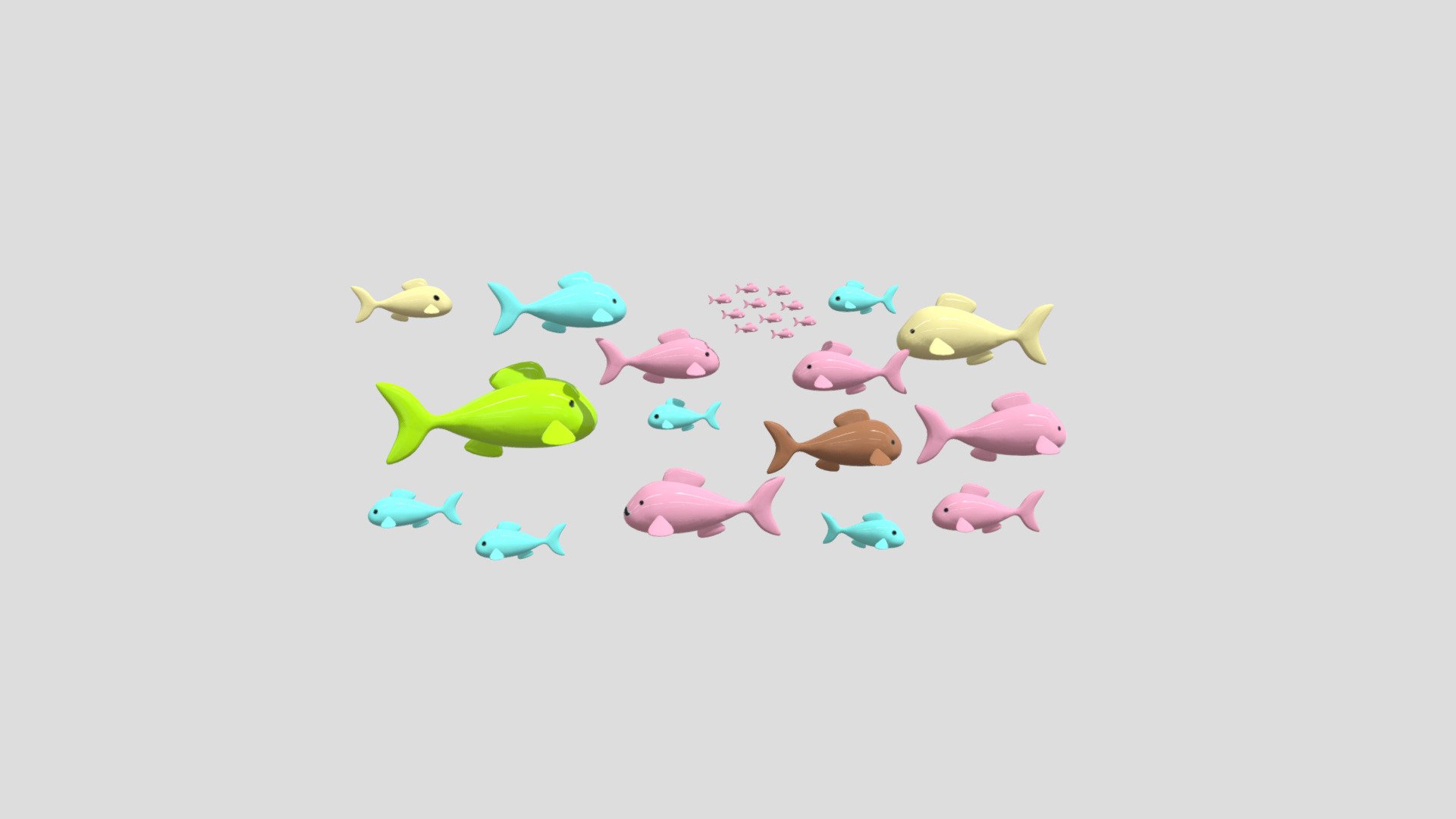 3D Ikan - Download Free 3D model by Elsye (@ocharj93) [9b95464] - Sketchfab