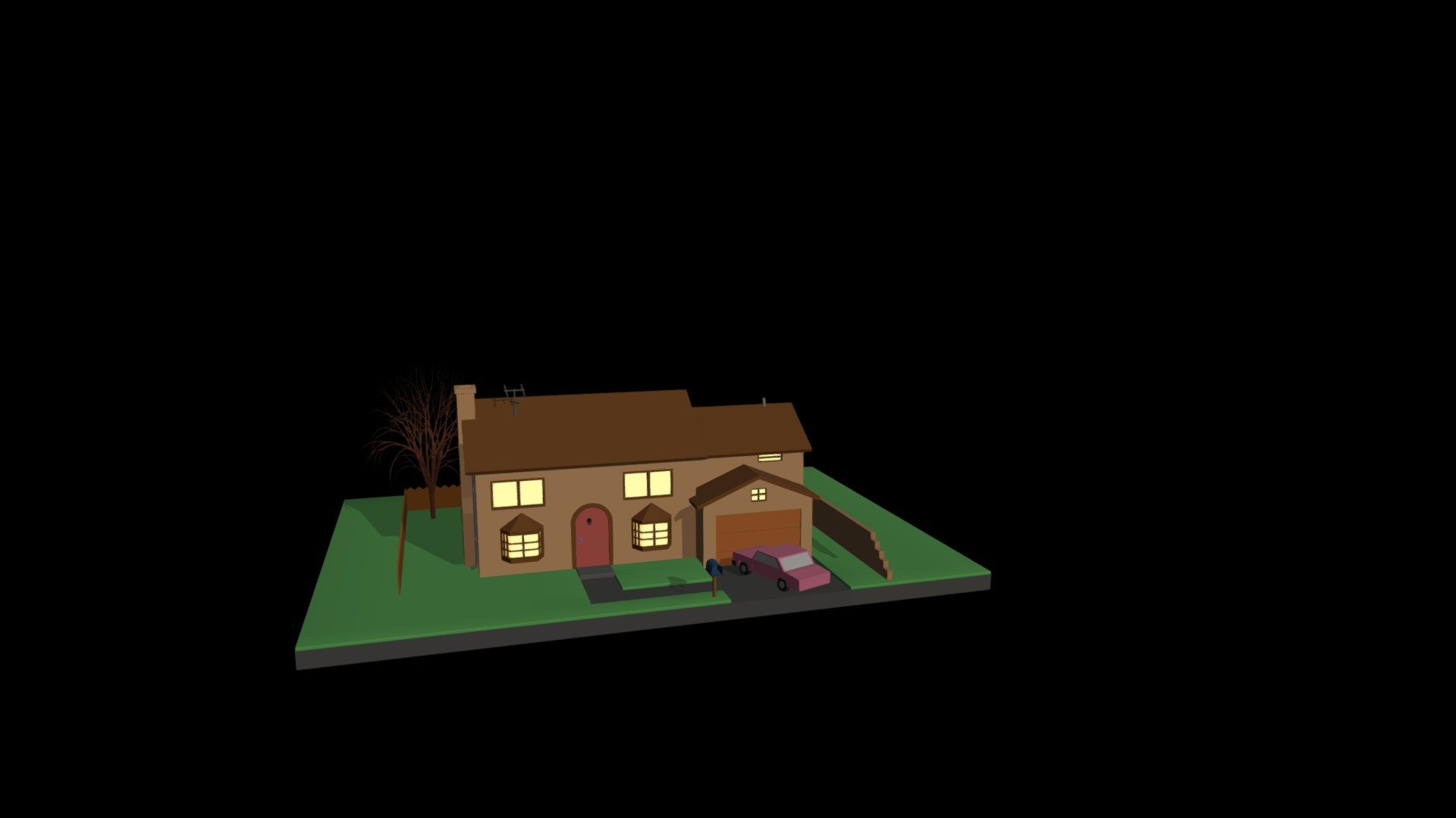 Simpsons House - 3D model by Manuel Alejandro Carrasco Cintado ...