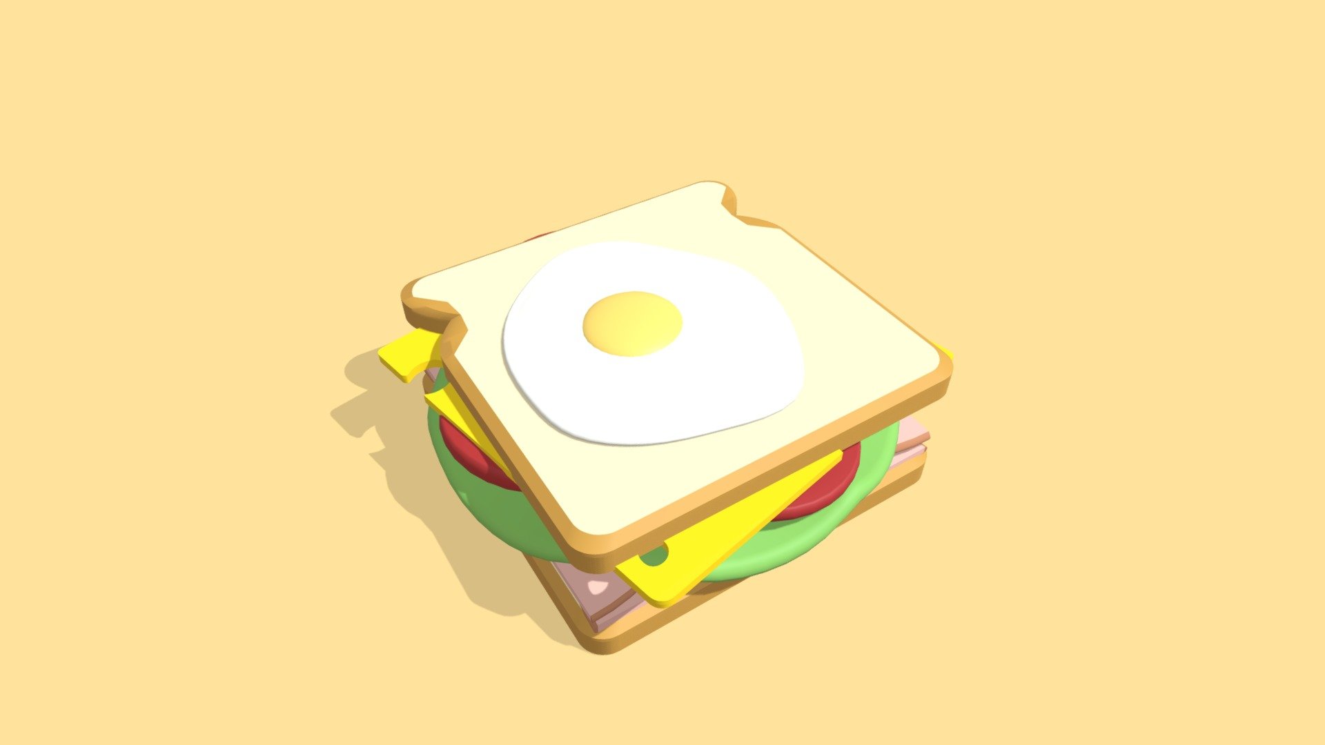 sandwich - 3D model by D. (@afelidelwen) [9b97d6b] - Sketchfab