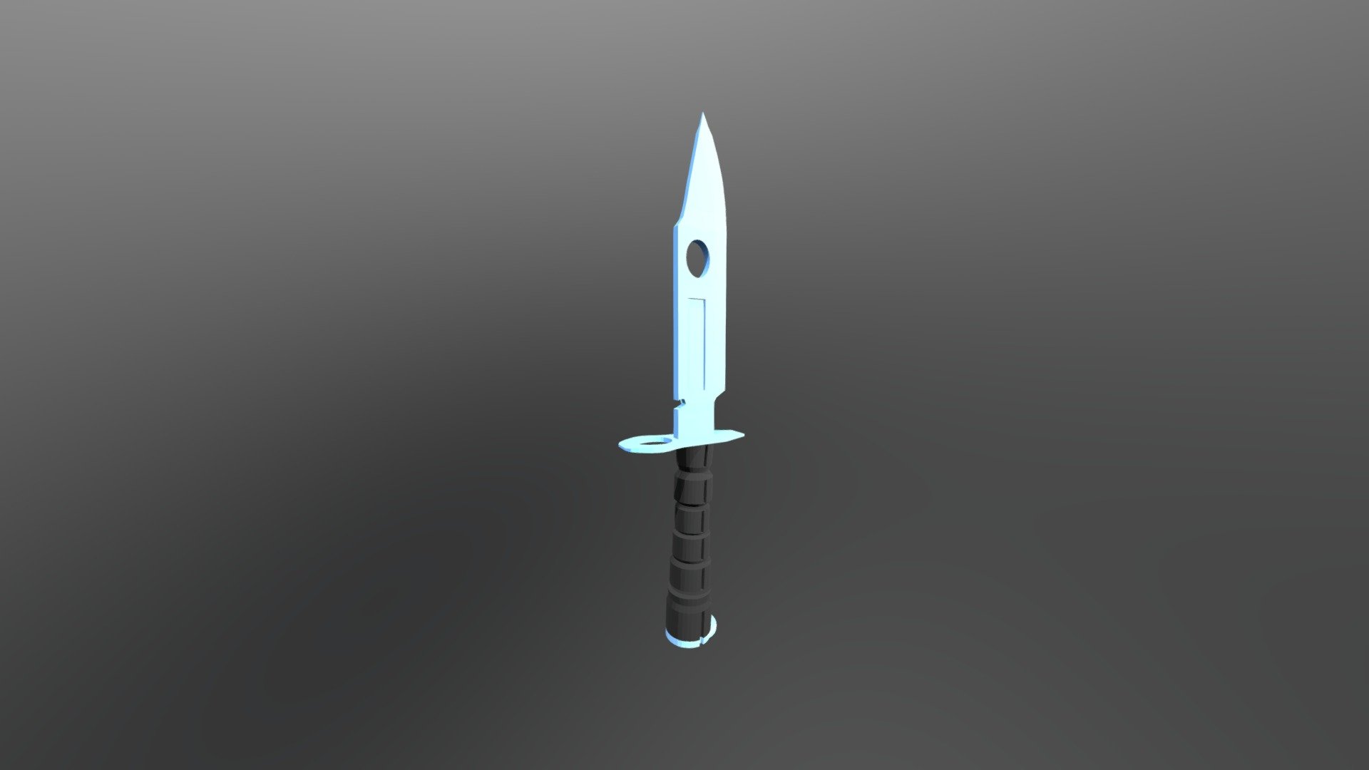 Counter Strike Blue Bayonnet - Download Free 3D model by EagleFours ...