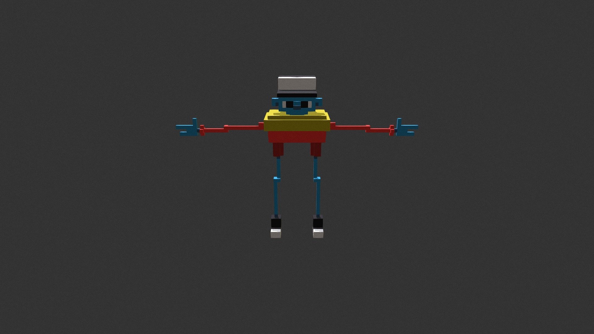 Swagger Walk voxel - 3D model by Rogerio Camolez (@rogeriocamolez ...