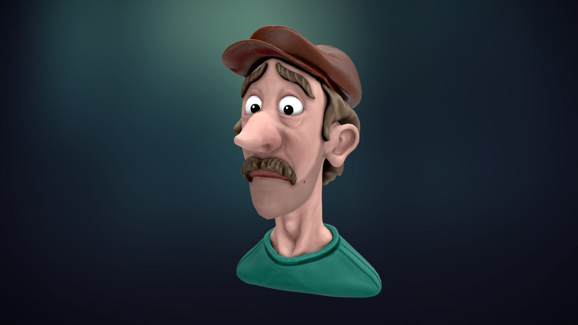Cartoon Character Head - 3D model by Robert Kotsch (@robertkotsch ...