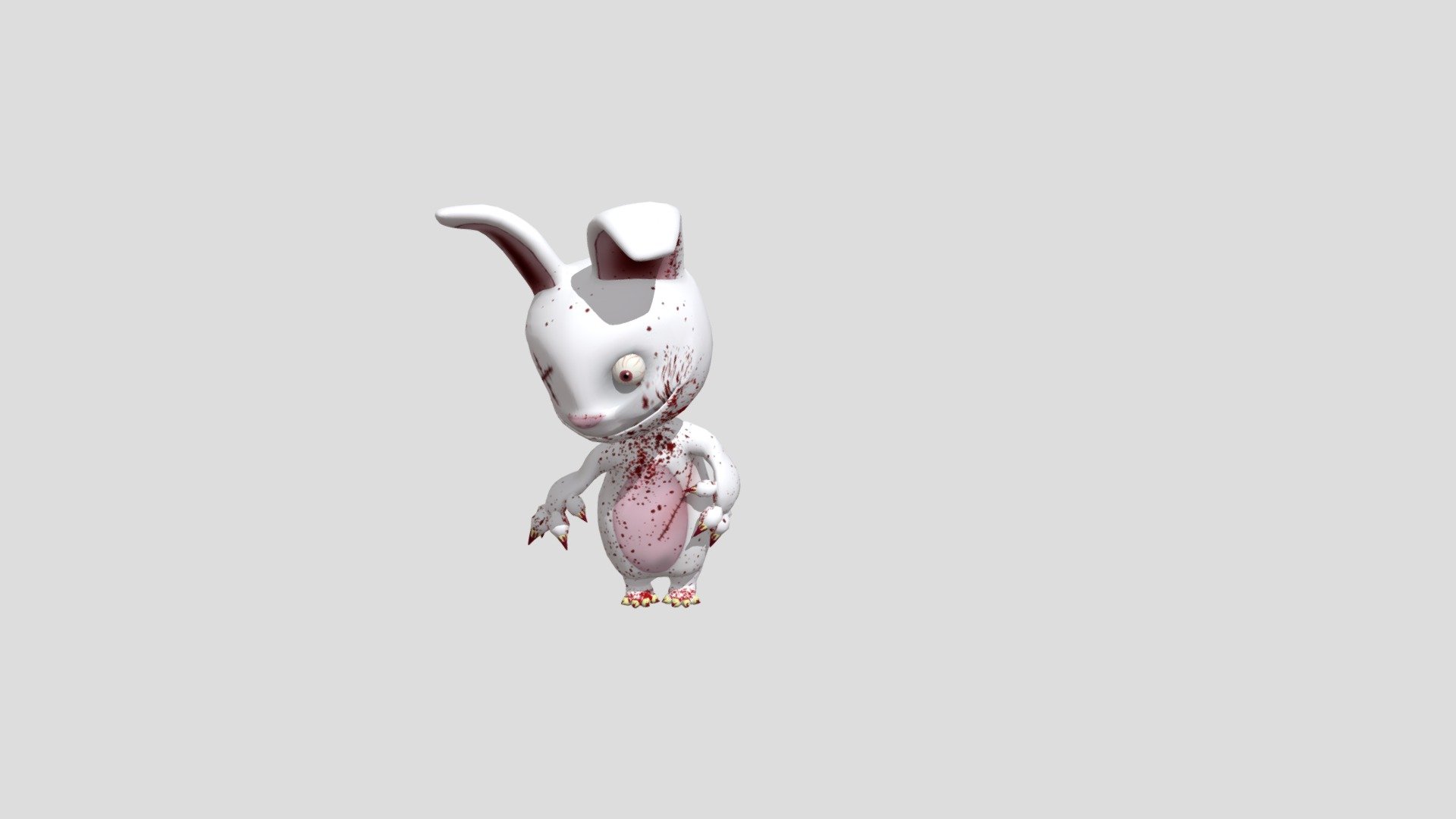 Mad Bunny - 3D model by pablovazquez3d (@pablo14vm) [9b9907b] - Sketchfab