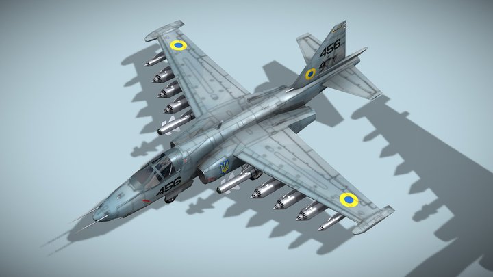 Su-25 3D models - Sketchfab