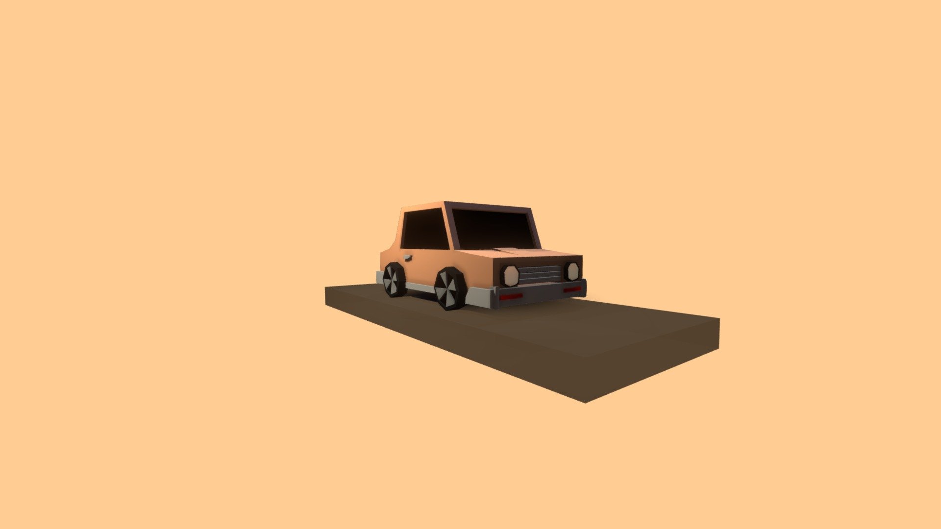 Low Poly Funky Car - 3D model by Jack + (@Jaack.eth) [9b9a61d] - Sketchfab
