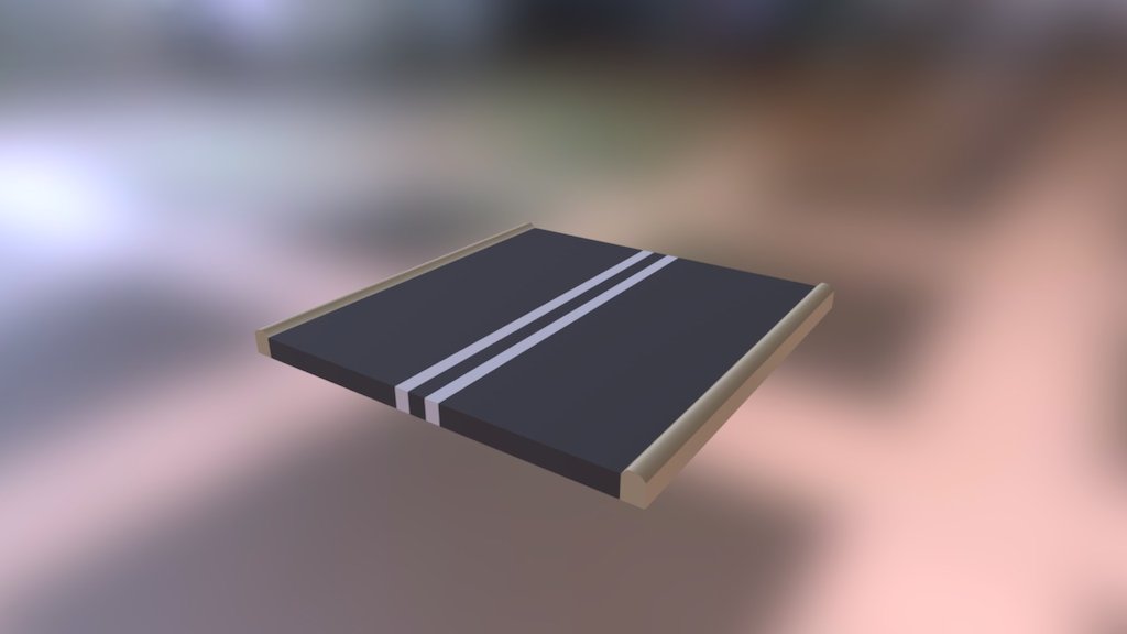 Straight Road - 3D model by tennissavage [9b9a682] - Sketchfab