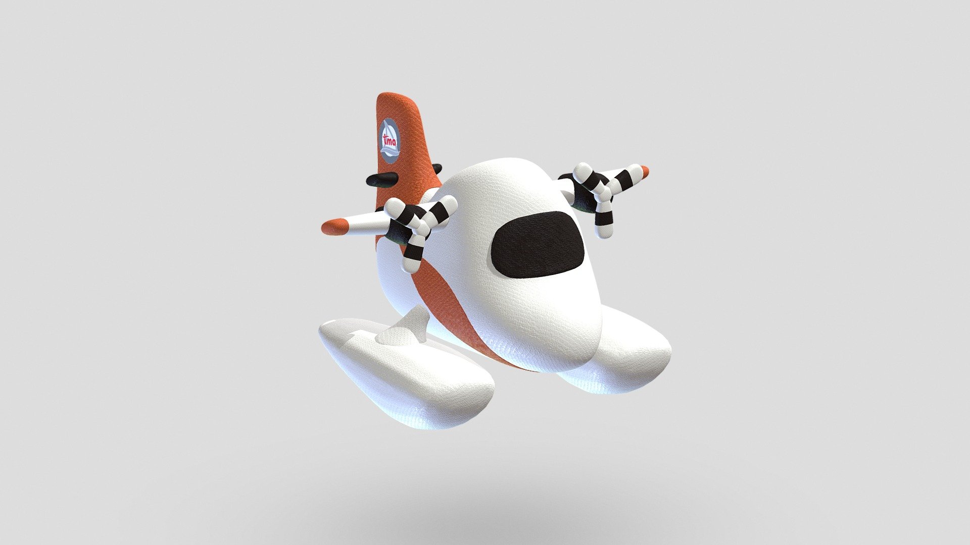 TMA Plush Seaplane - 3D model by mohamedsameeeer [9b9af66] - Sketchfab