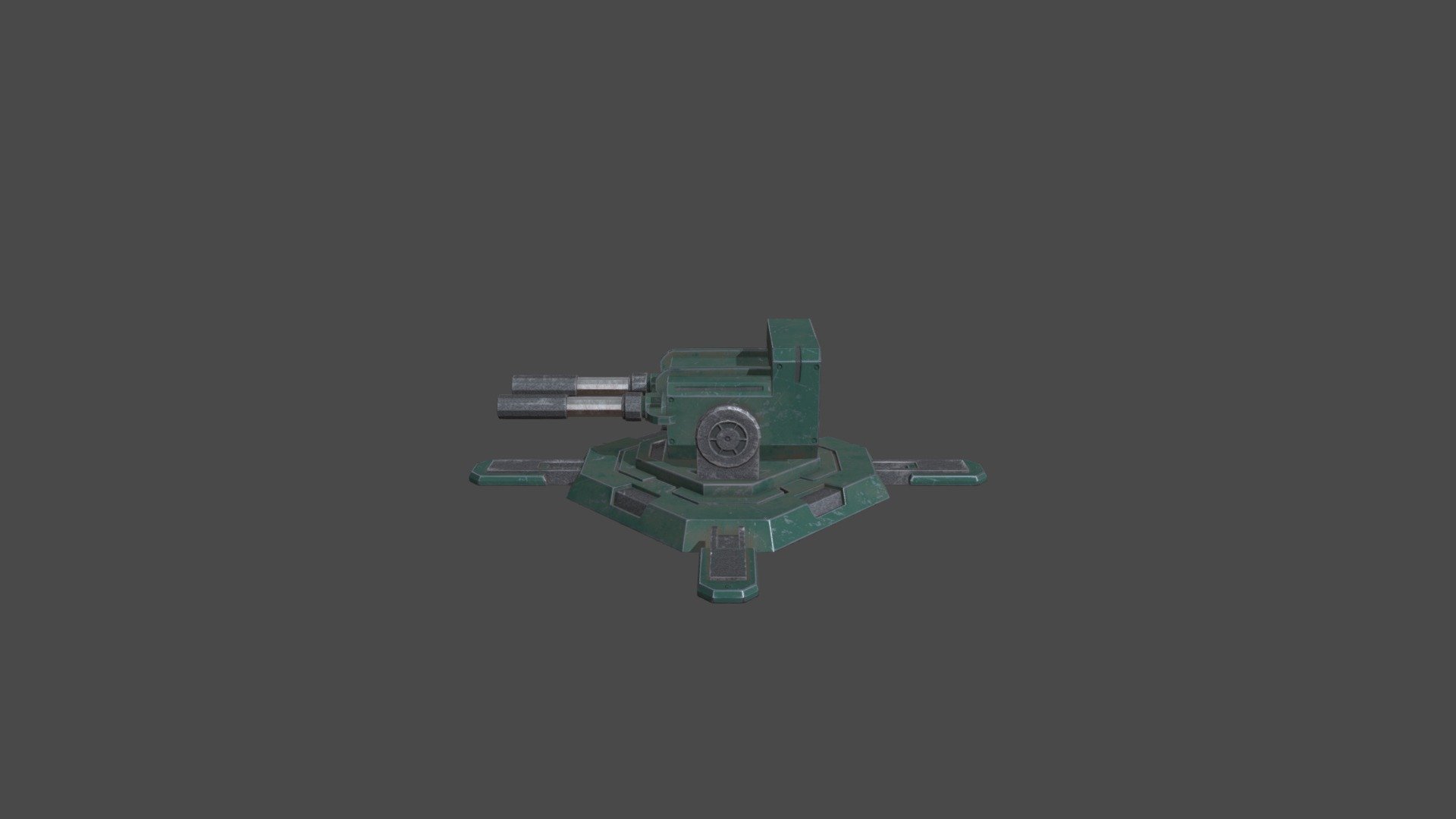 Turrent_ArmyWeapon - 3D model by sunilkrvenkat [9b9ccc1] - Sketchfab