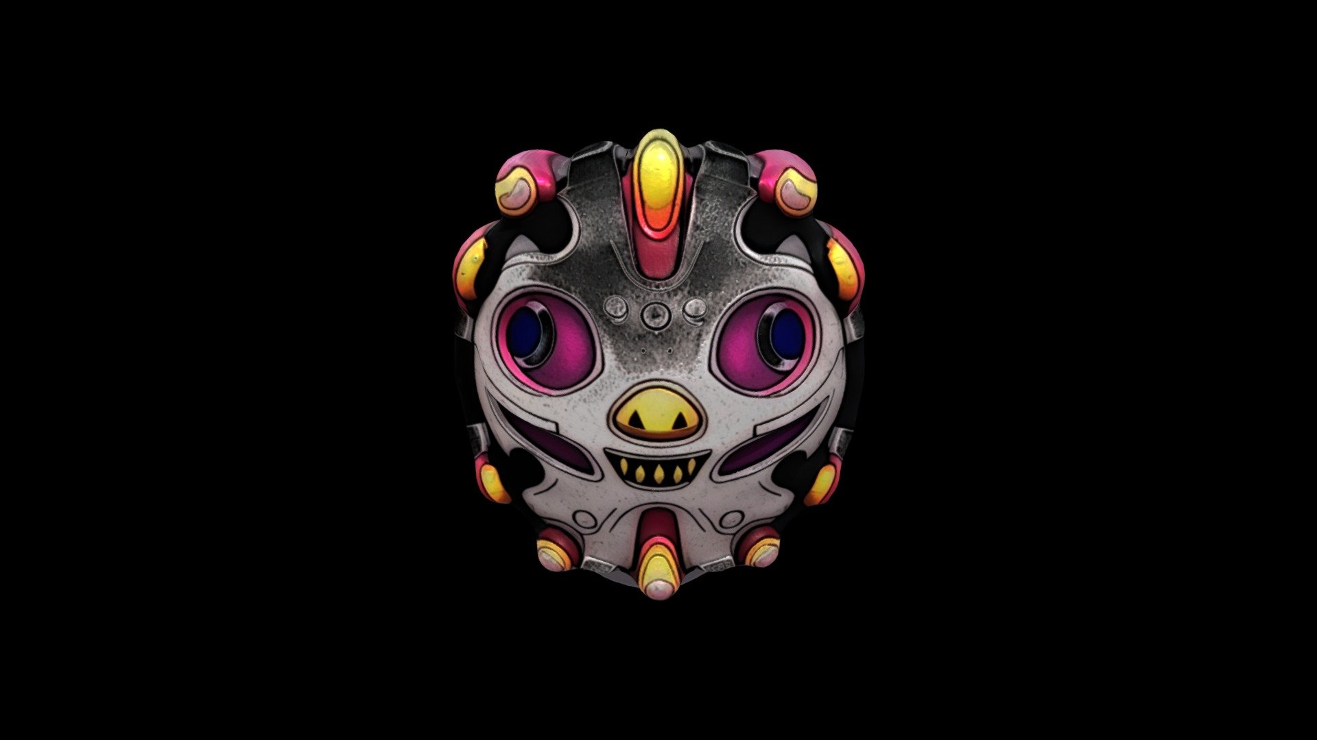 Happy Mask 36 - Download Free 3D model by klrxyz [9b9e500] - Sketchfab