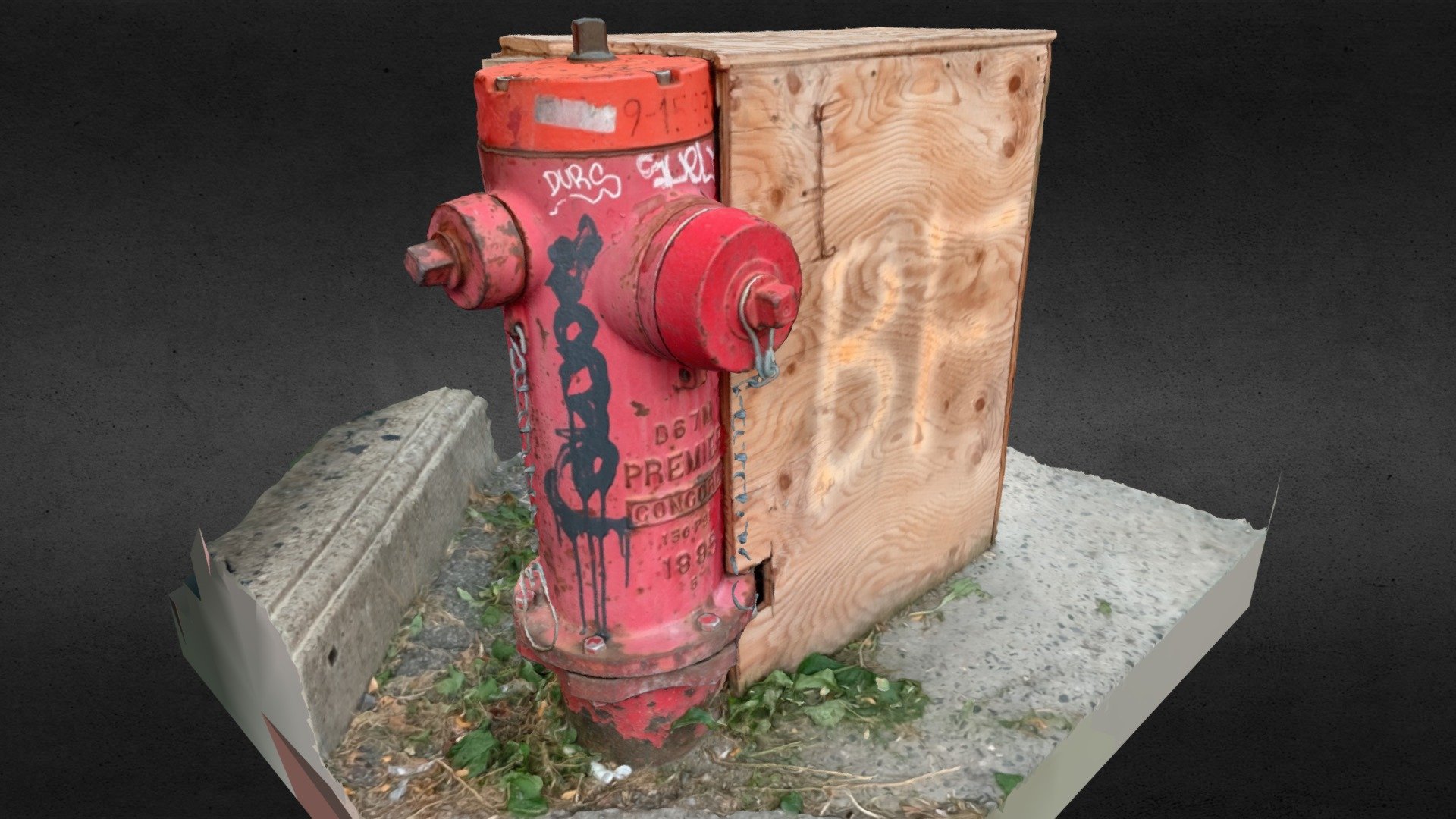 Concord Premier D67M Fire Hydrant & Lock-Crate - 3D model by Hydrand ...