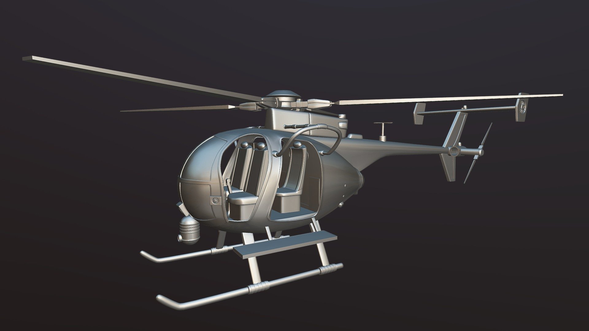 Helicopter - Download Free 3D model by Aklilu A (@aklilu09) [9ba087f ...