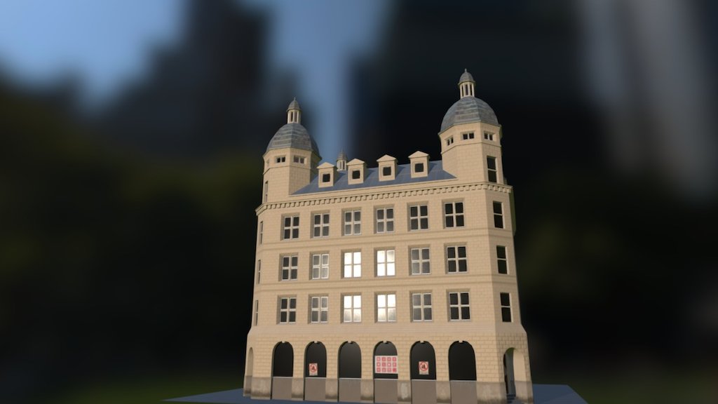 Modular City Building - 3D model by PellucidJudge [9ba1bb3] - Sketchfab