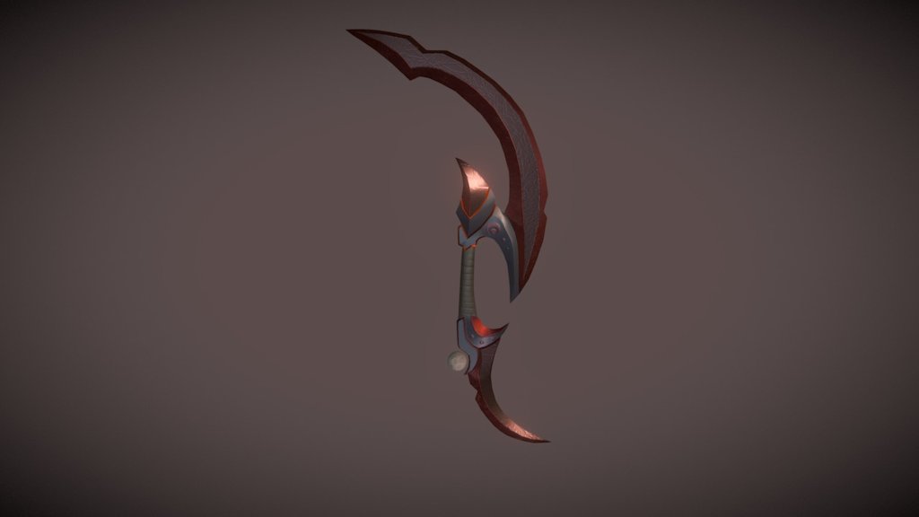 Crescent Blade Weapon - 3D model by dylan_abernethy [9ba3145] - Sketchfab
