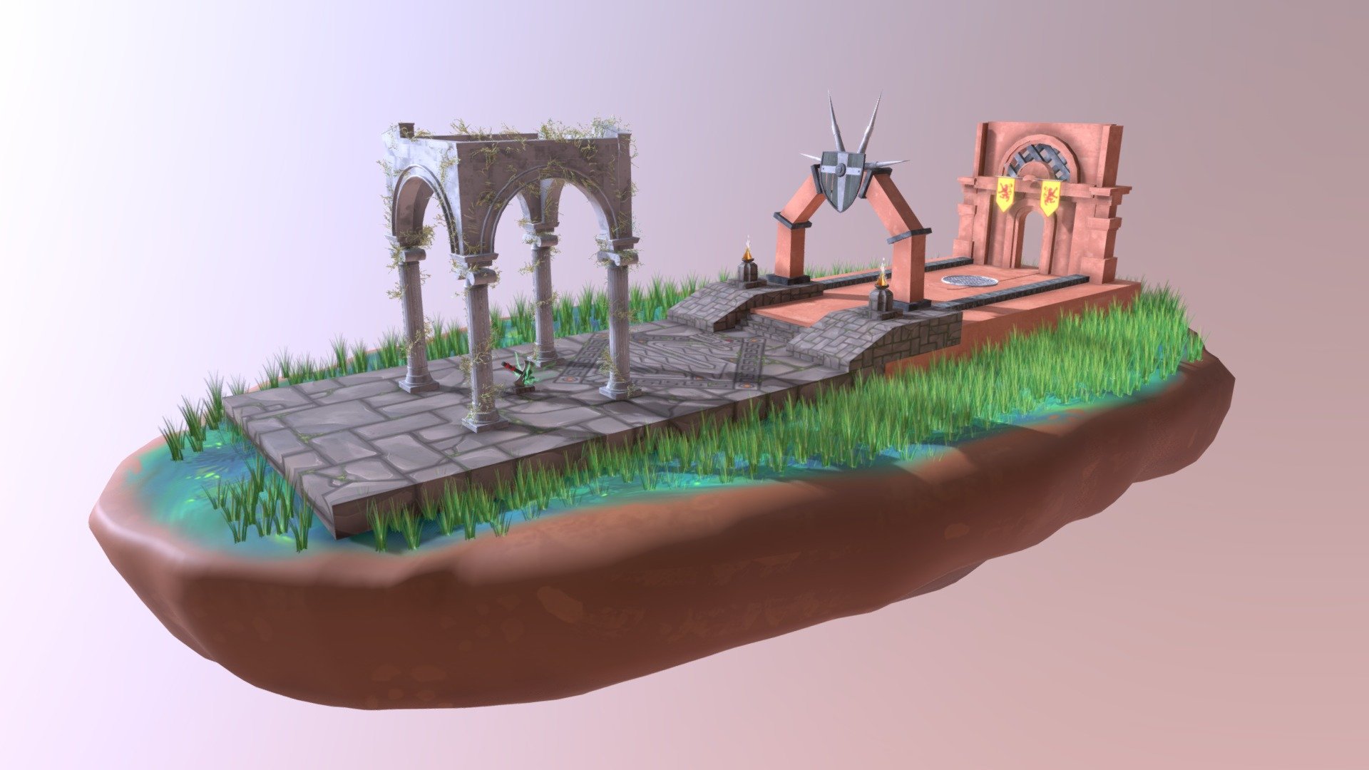 Game Environment Project - 3D model by Kagejitsu (@mohishgowry6 ...