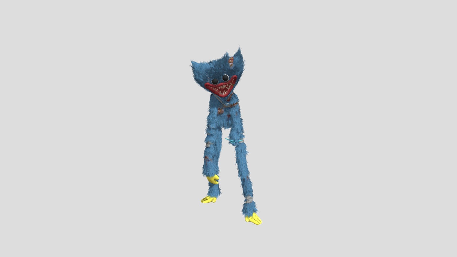 Withered Huggy Idle - Download Free 3D model by Quazz (@Quazz_TA ...