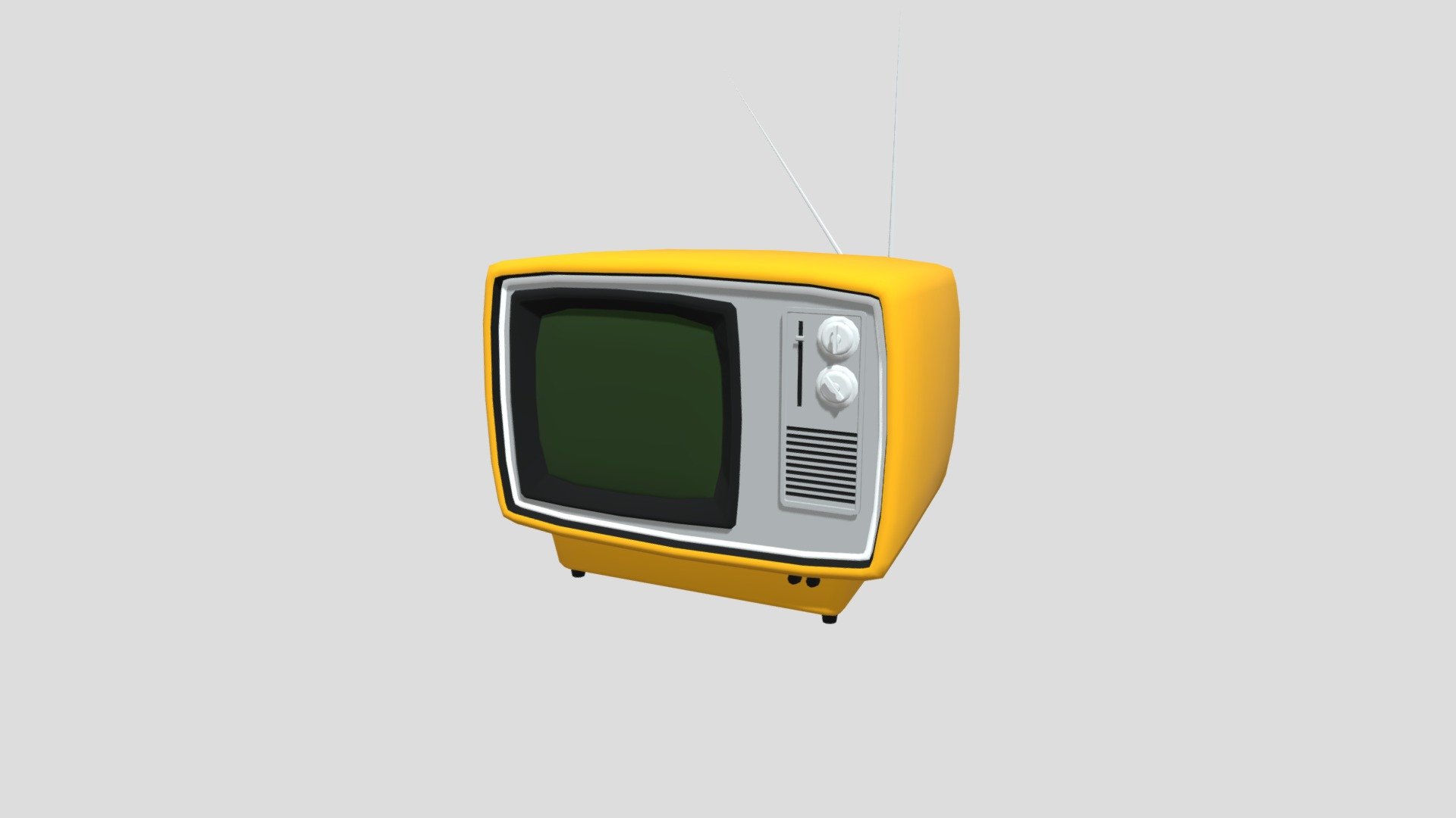 Retro_TV - 3D model by Museo Mutel (@Mutel) [9ba3fe5] - Sketchfab