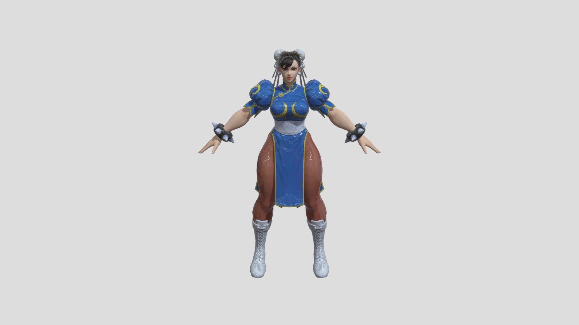 street-fighter-chun-li - 3D model by chillius545454 [9ba6236] - Sketchfab