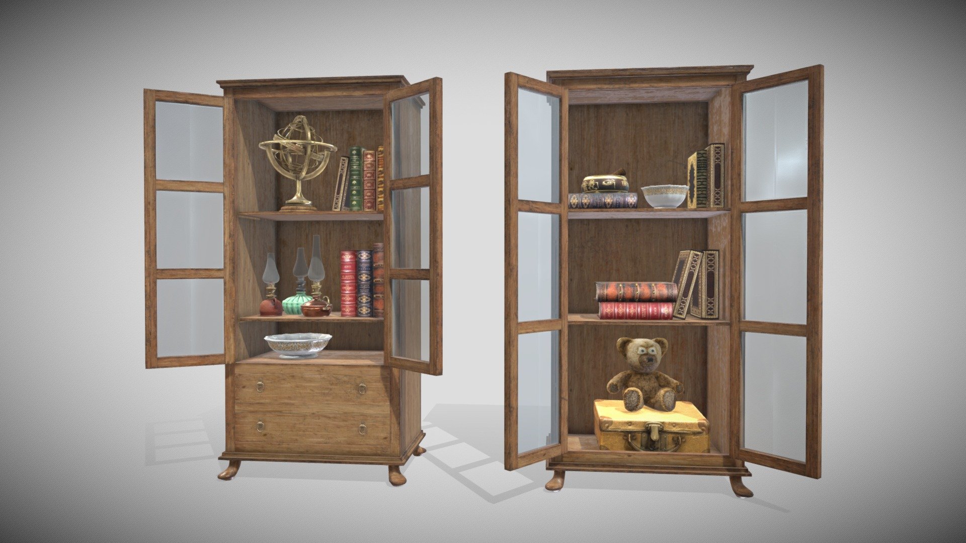 Showcase with Extra - Espositorello - Buy Royalty Free 3D model by ...
