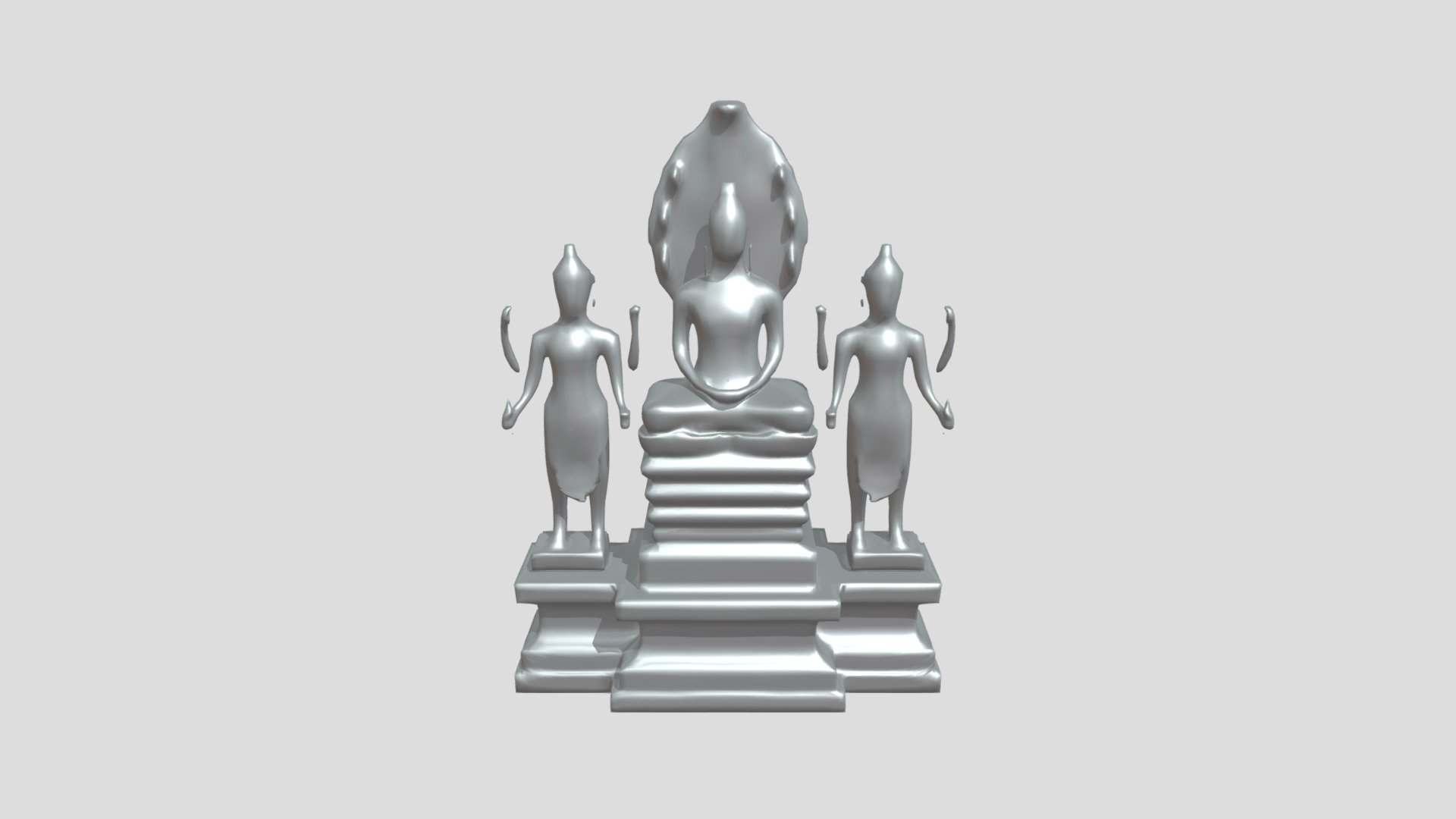 ancient statue with multiple figures - 3D model by bluedubai002 ...