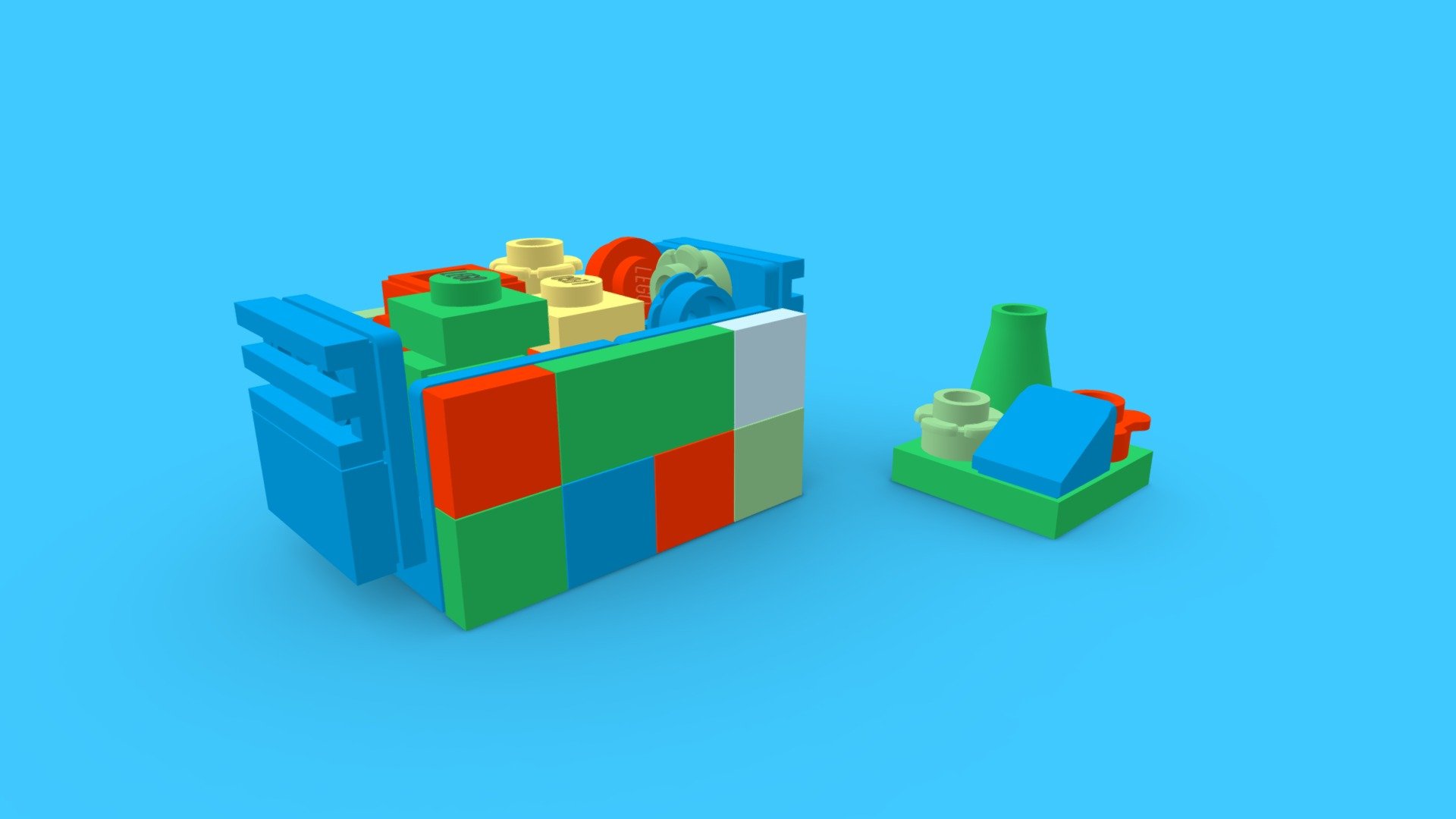 LEGO Micro Creator Bucket MOC [#0297] - Download Free 3D model by The ...