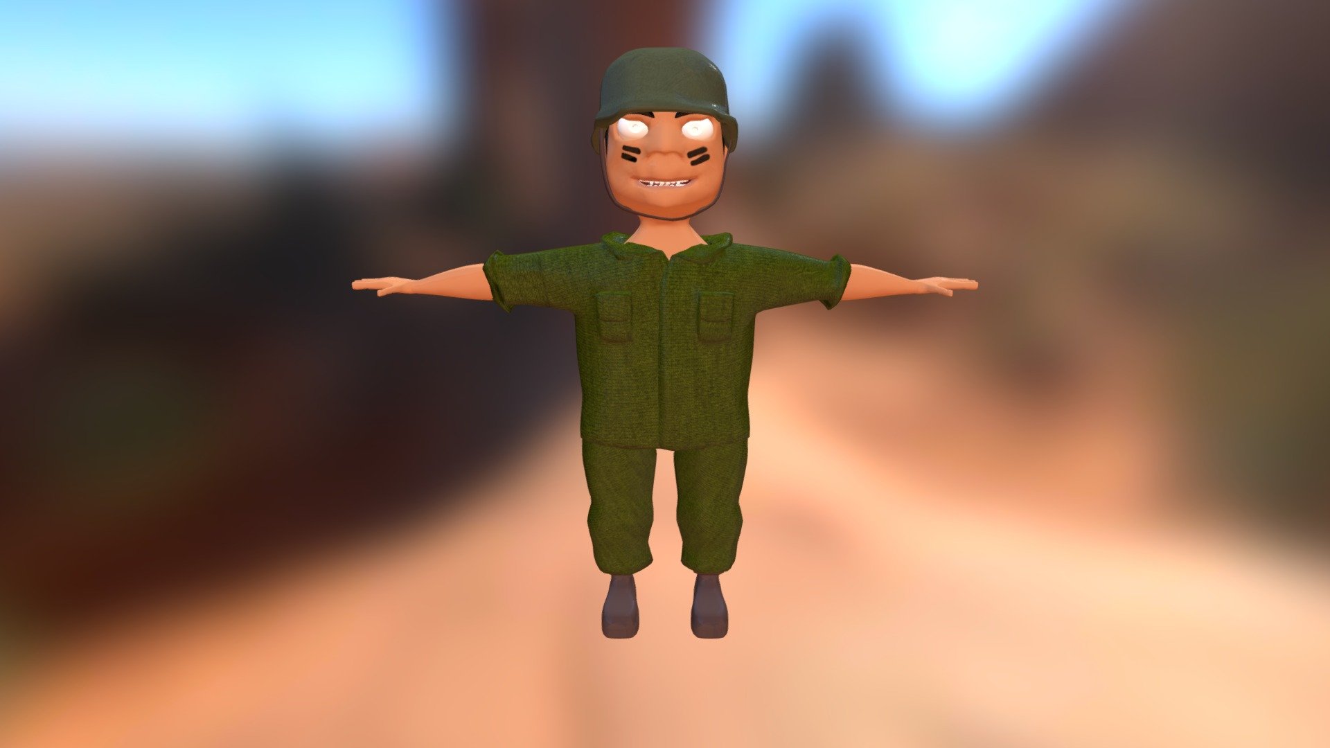 Soldier - 3D model by nimmer [9ba9541] - Sketchfab