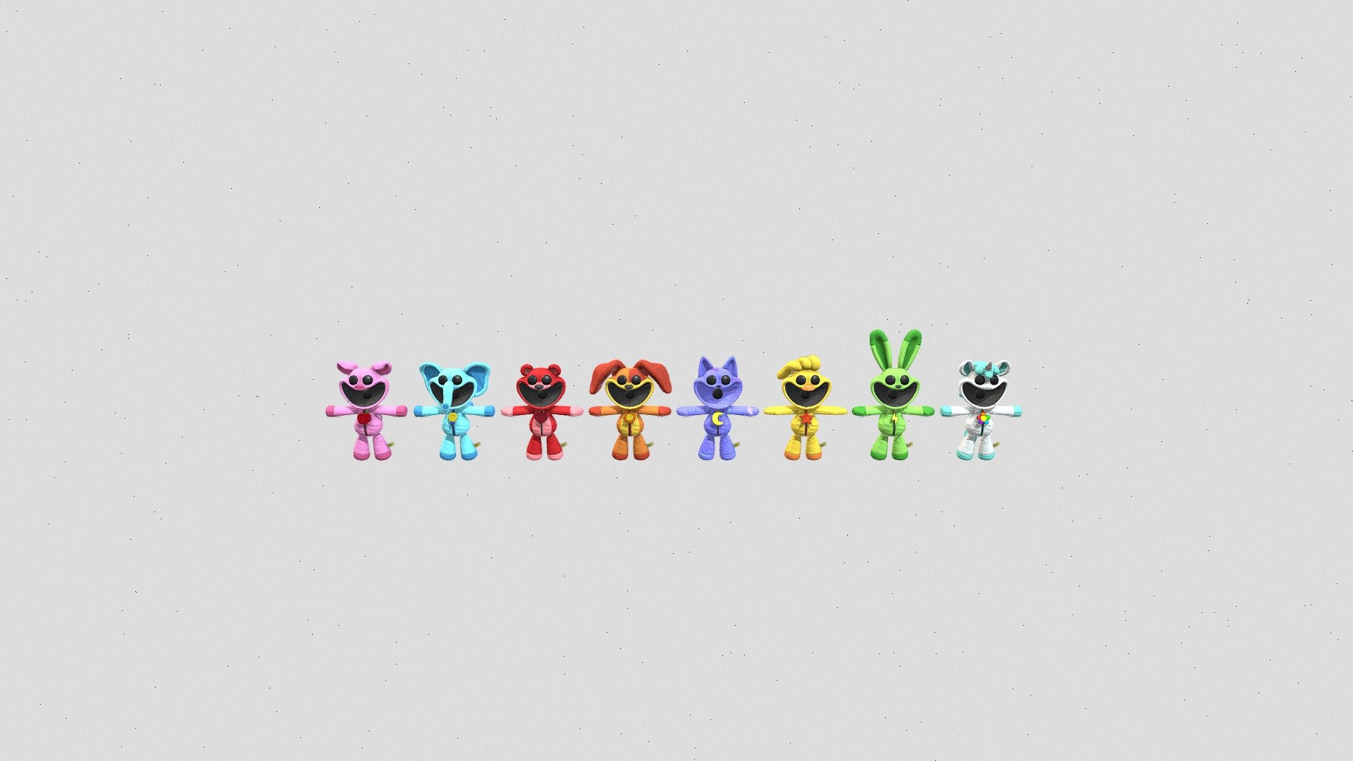poppy_playtime_chapter_4_-_smiling_critters - 3D model by ...