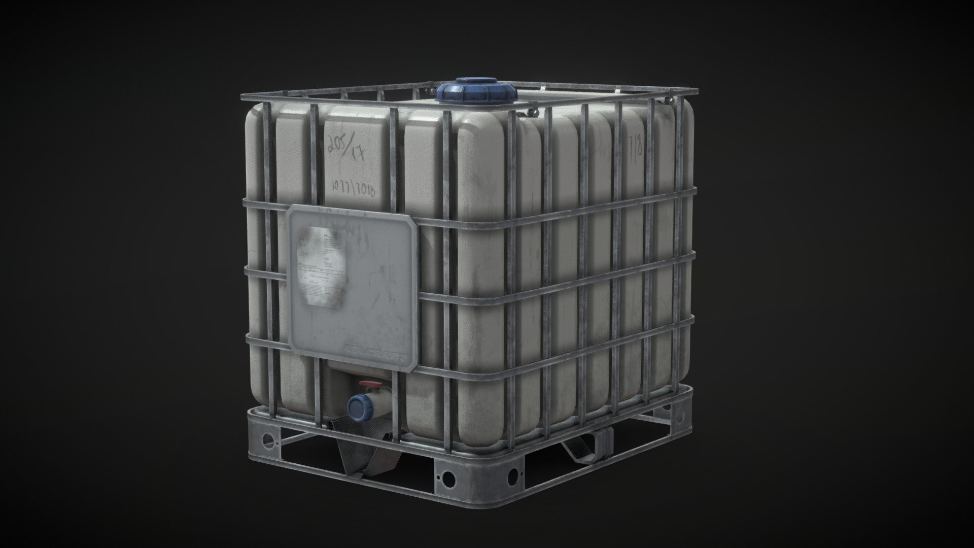 IBC / Intermediate Bulk Container - Download Free 3D model by lineQ (@lineikaq) [9bab812 ...