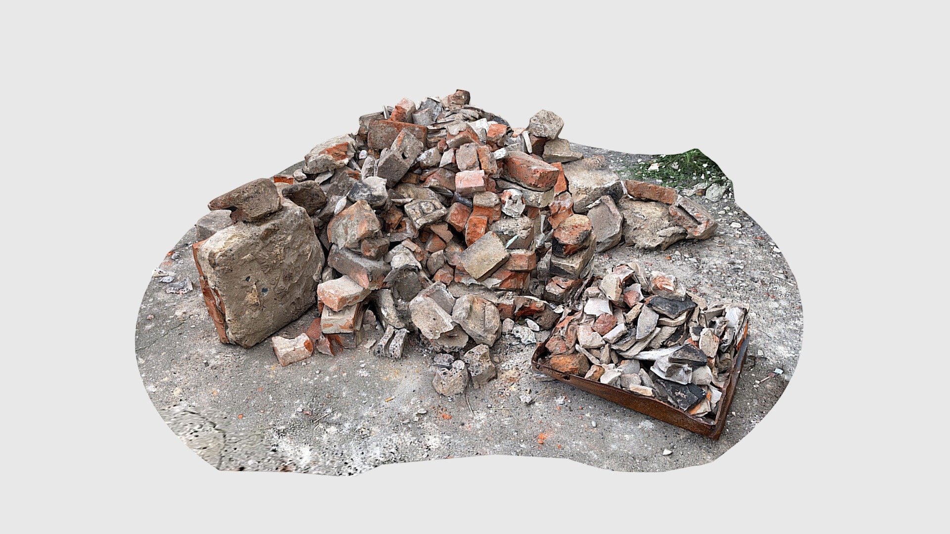 Pile of bricks 01 - Download Free 3D model by yaro.pro [9bac01d ...