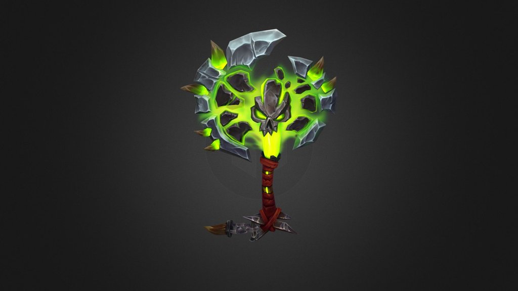 demon axe - 3D model by monster_pants [9bad05e] - Sketchfab