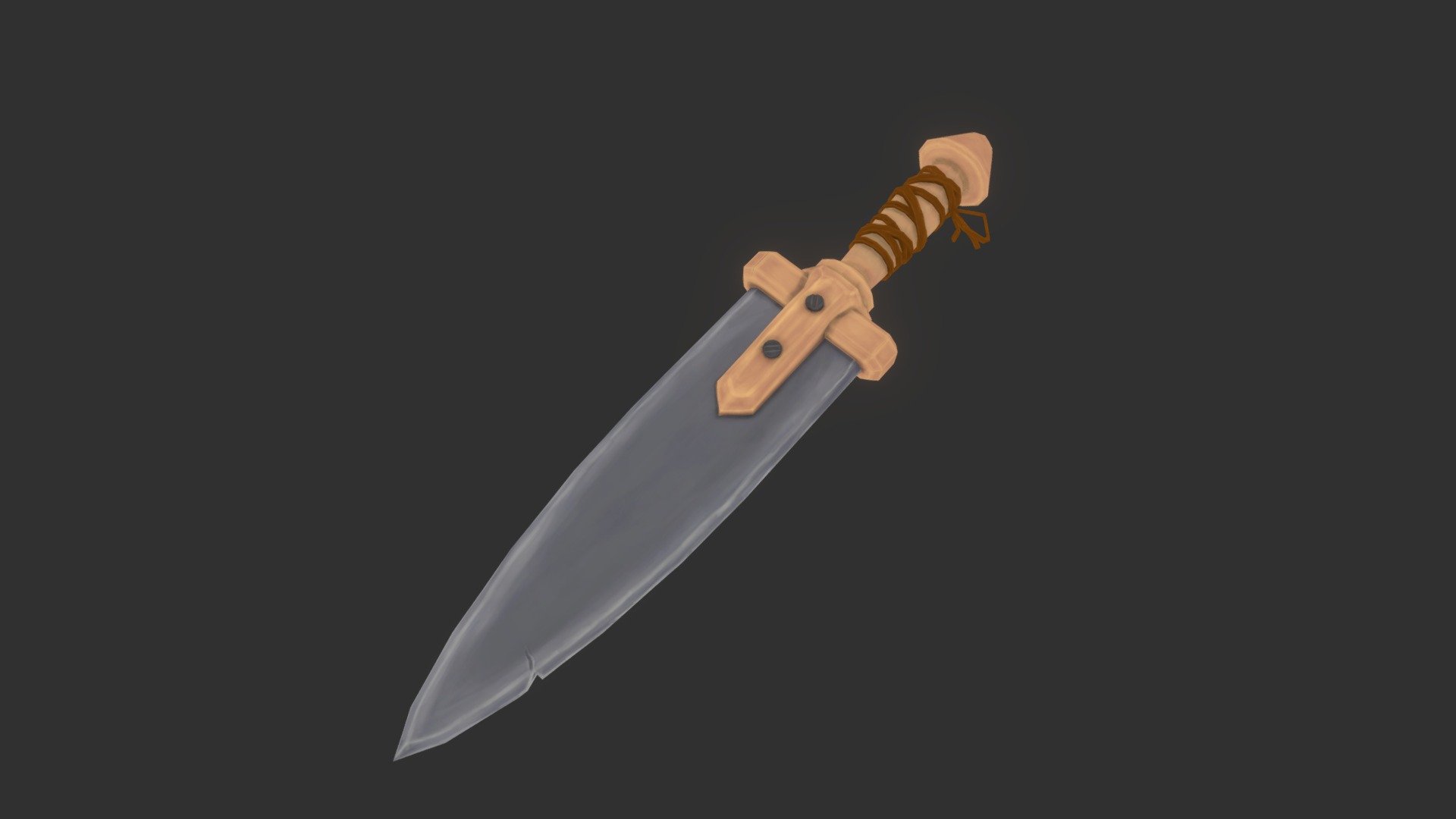 handpainted roman blade - 3D model by PhilStein [9bad2c8] - Sketchfab