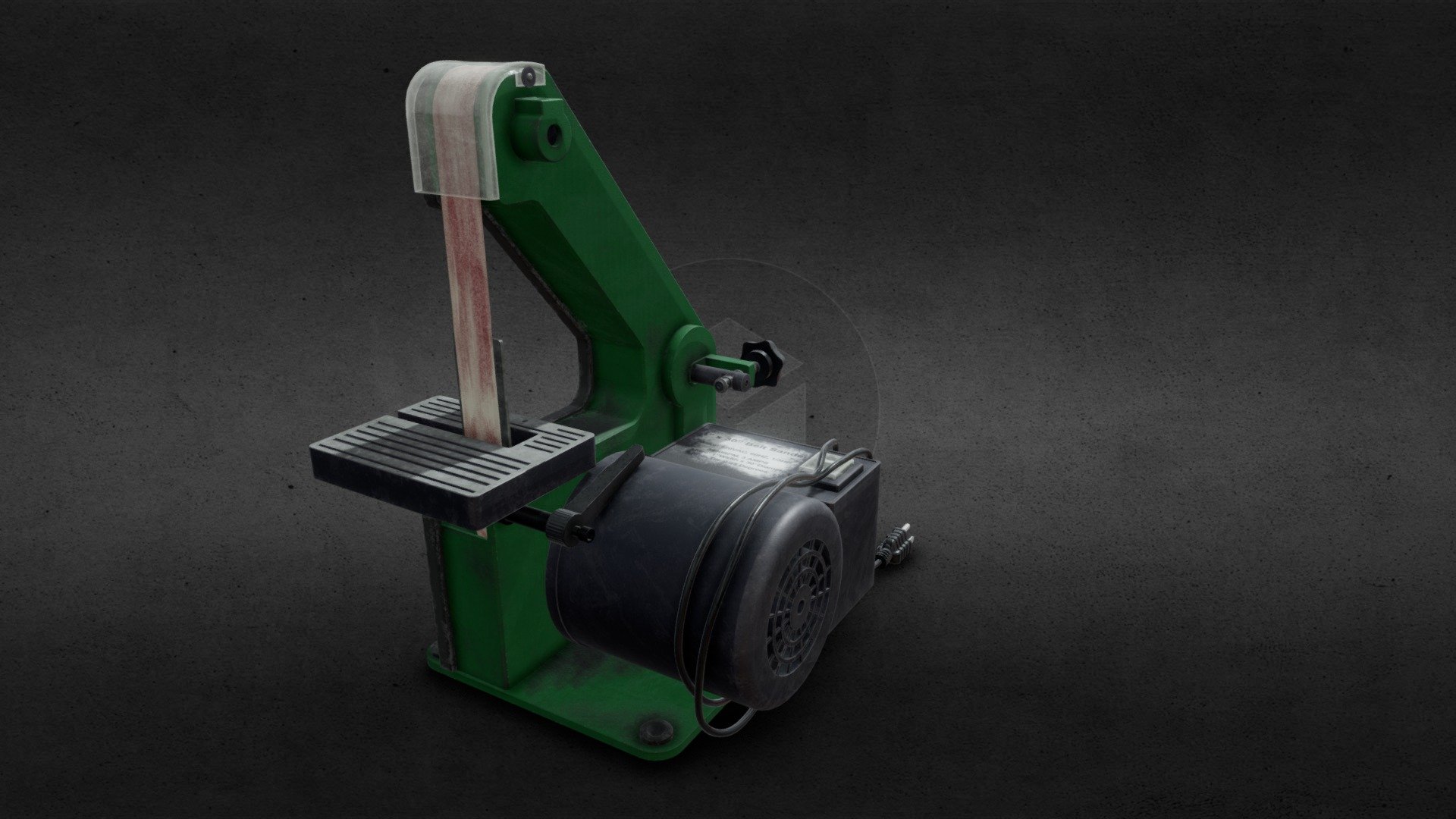 Belt Sander - 3D model by ryankentpaule [9badc69] - Sketchfab