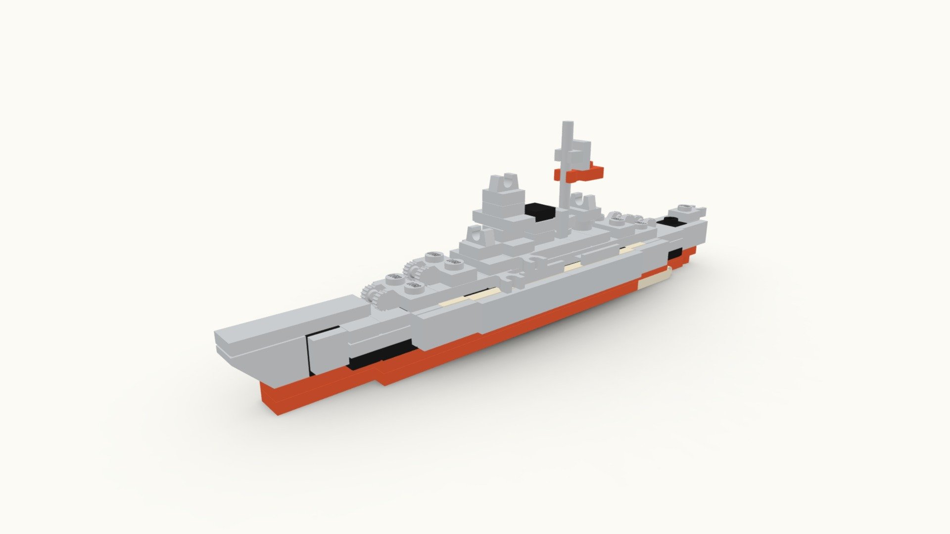 LEGO KMS Tirpitz [#0085] - Download Free 3D model by The Bobby Brix ...