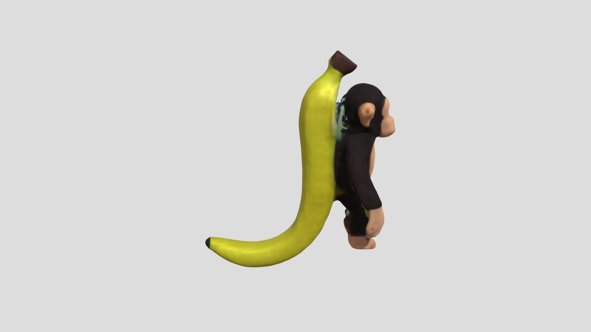 3d12c9b320c4_monkey_banana__3d_asset_0_glb - 3D model by Knori [9baf497 ...