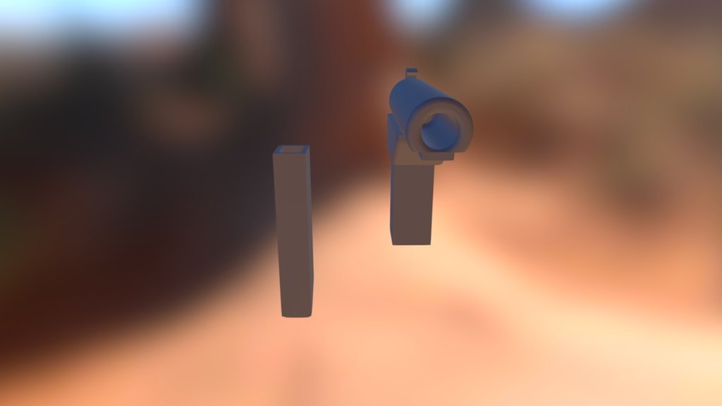 Makeshift Pistol And Magazine - 3D model by FitzBuilt (@sokolov ...