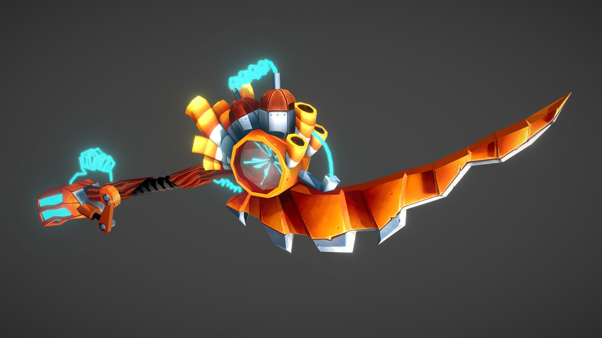 Technomancer's Staff - 3D model by ValentijnVanSeveren [9bb2350 ...