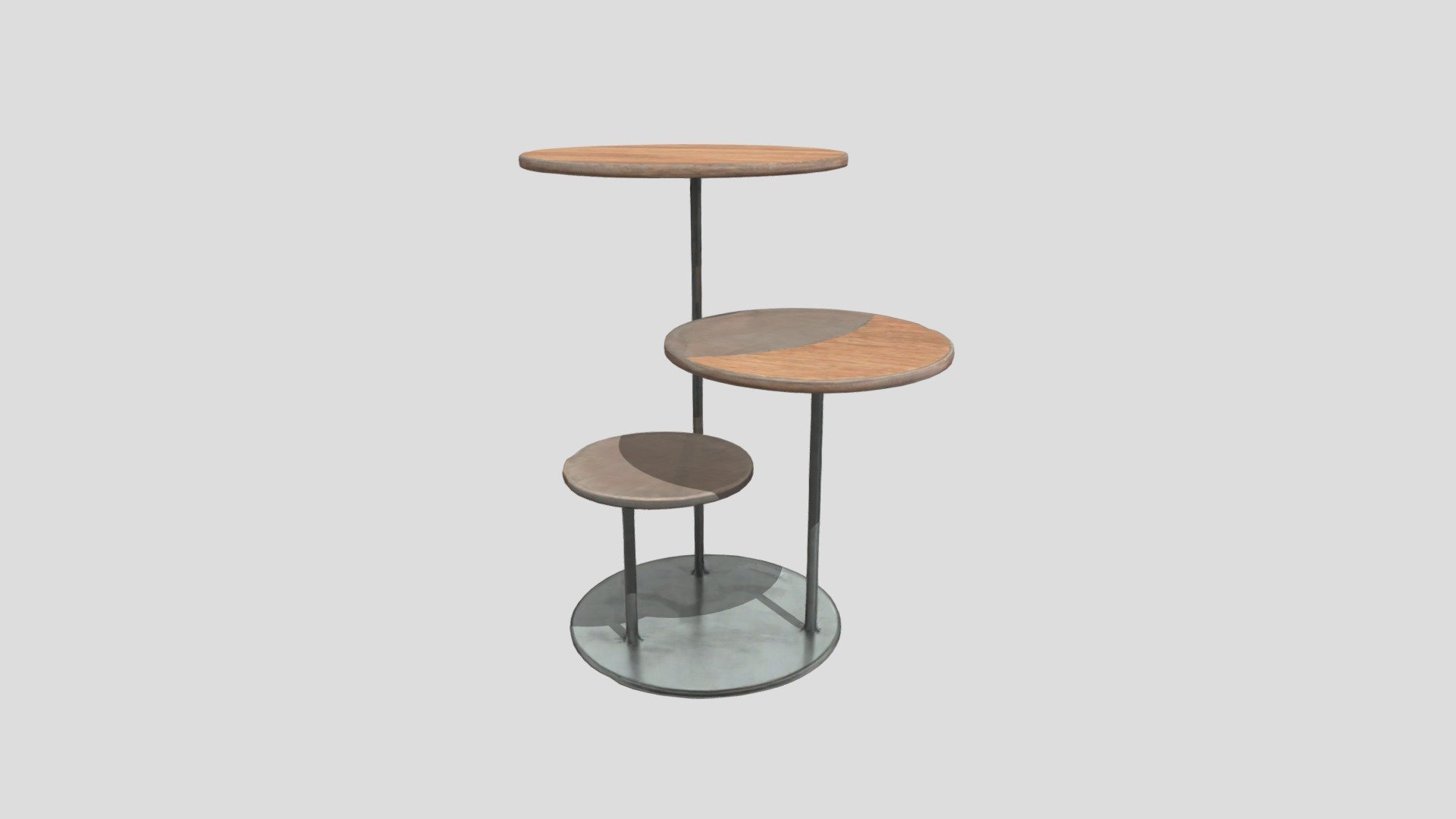 Modern Trio Table - 3D model by maferantelo [9bb3858] - Sketchfab