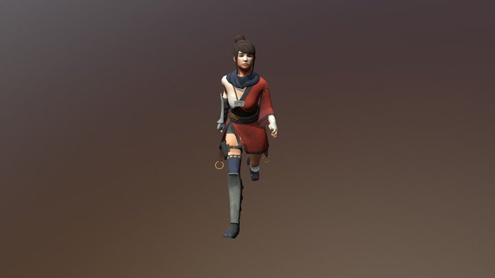 Run-cycle 3D models - Sketchfab