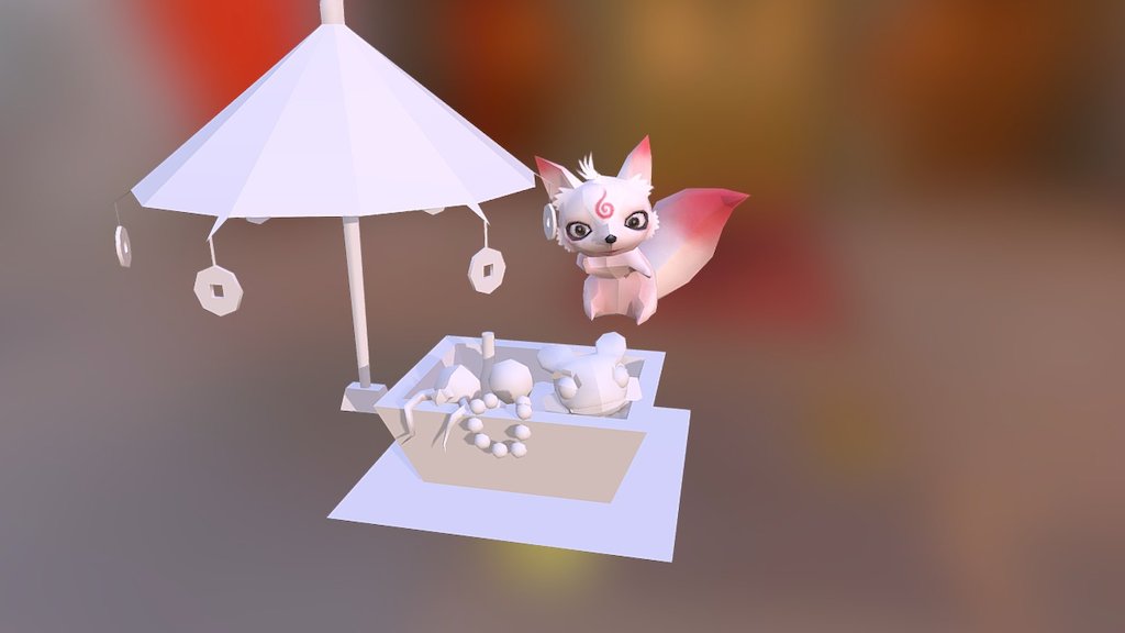 Cute Fox Animated Game Character - 3D model by Amaa It Solutions Pvt ...