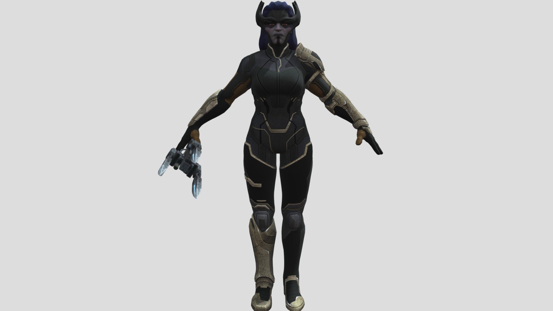 Proxima Midnight(Textured)(Rigged) - Download Free 3D model by 3D ...