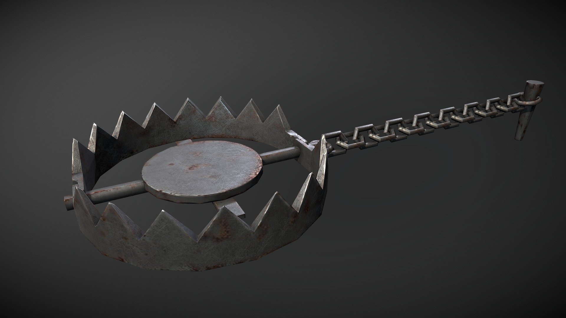 Trap Low Poly - 3D model by Gearen [9bb62ee] - Sketchfab