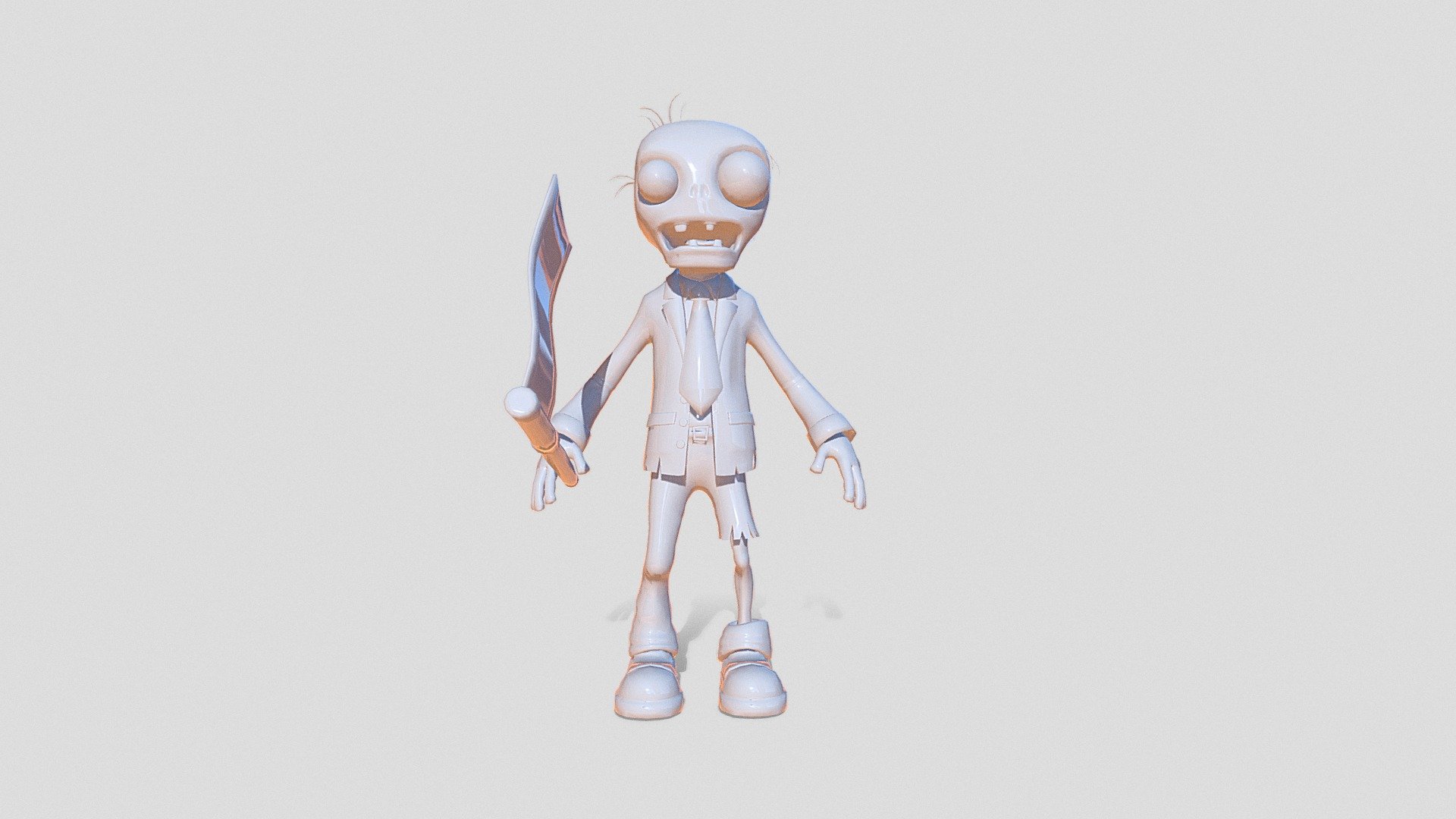 Pvz gw2 Browncoat Zombie [Test] - Download Free 3D model by ...