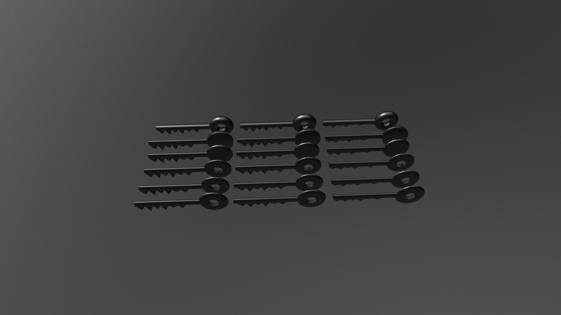 18 simple Keys models Test - 3D model by Mesomorphe_tattoo [9bb6d34 ...