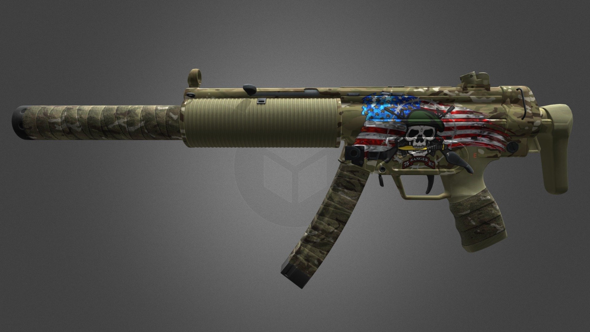 MP5-SD Ranger - 3D model by mad_mogli [9bba243] - Sketchfab