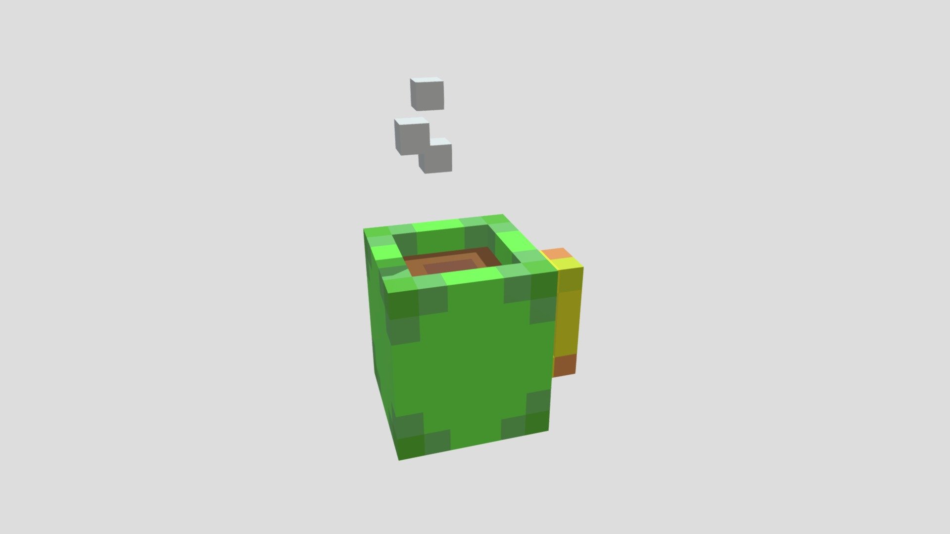 Blocky Voxel Coffee Cup - Download Free 3D model by Spagheti [9bba726 ...