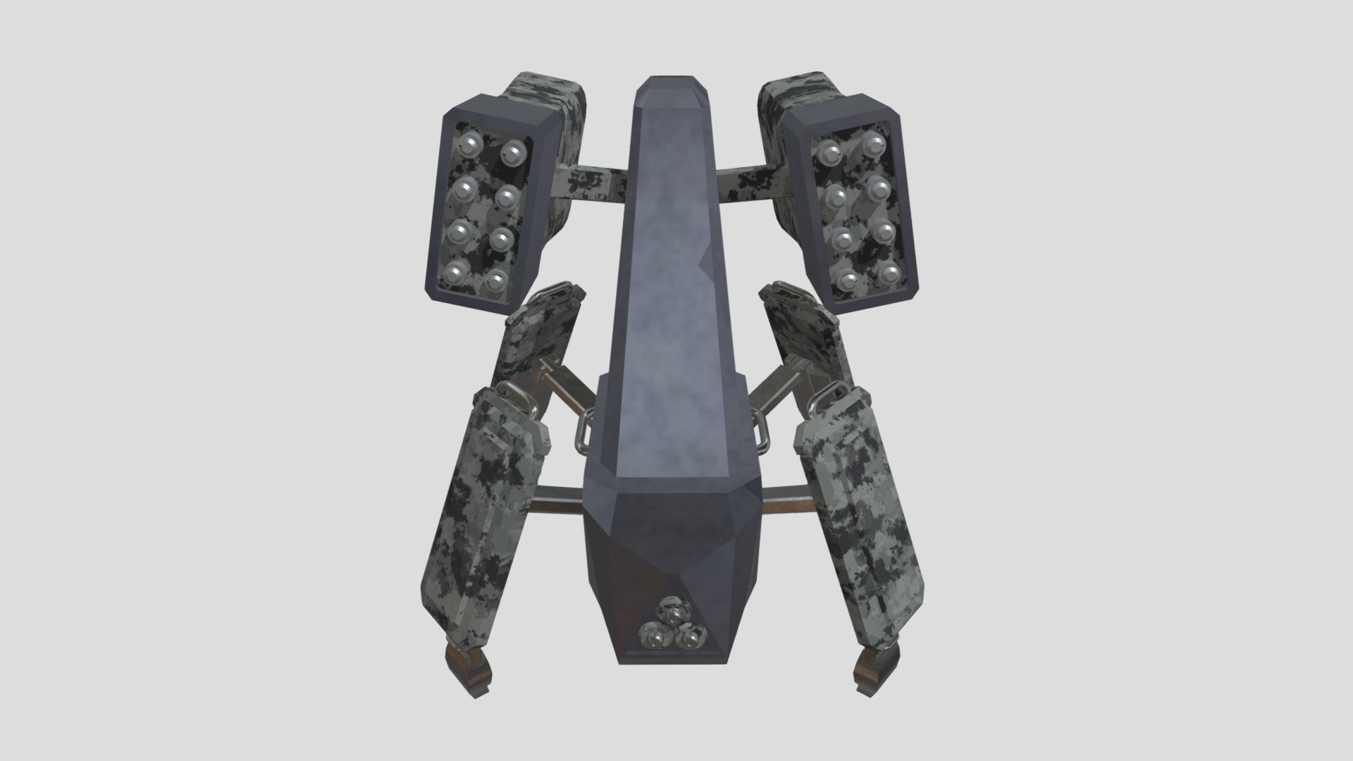 QP Missile Launcher Mech - Download Free 3D model by x2w-soda [9bbaff9 ...