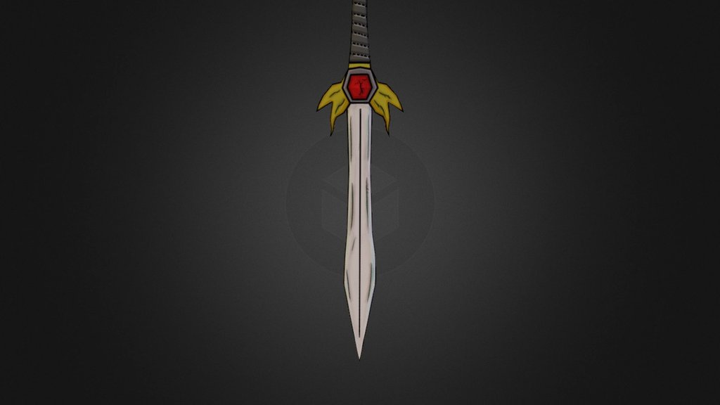 cartoon sword - Download Free 3D model by mitchellvanderlouw [9bbb44f ...