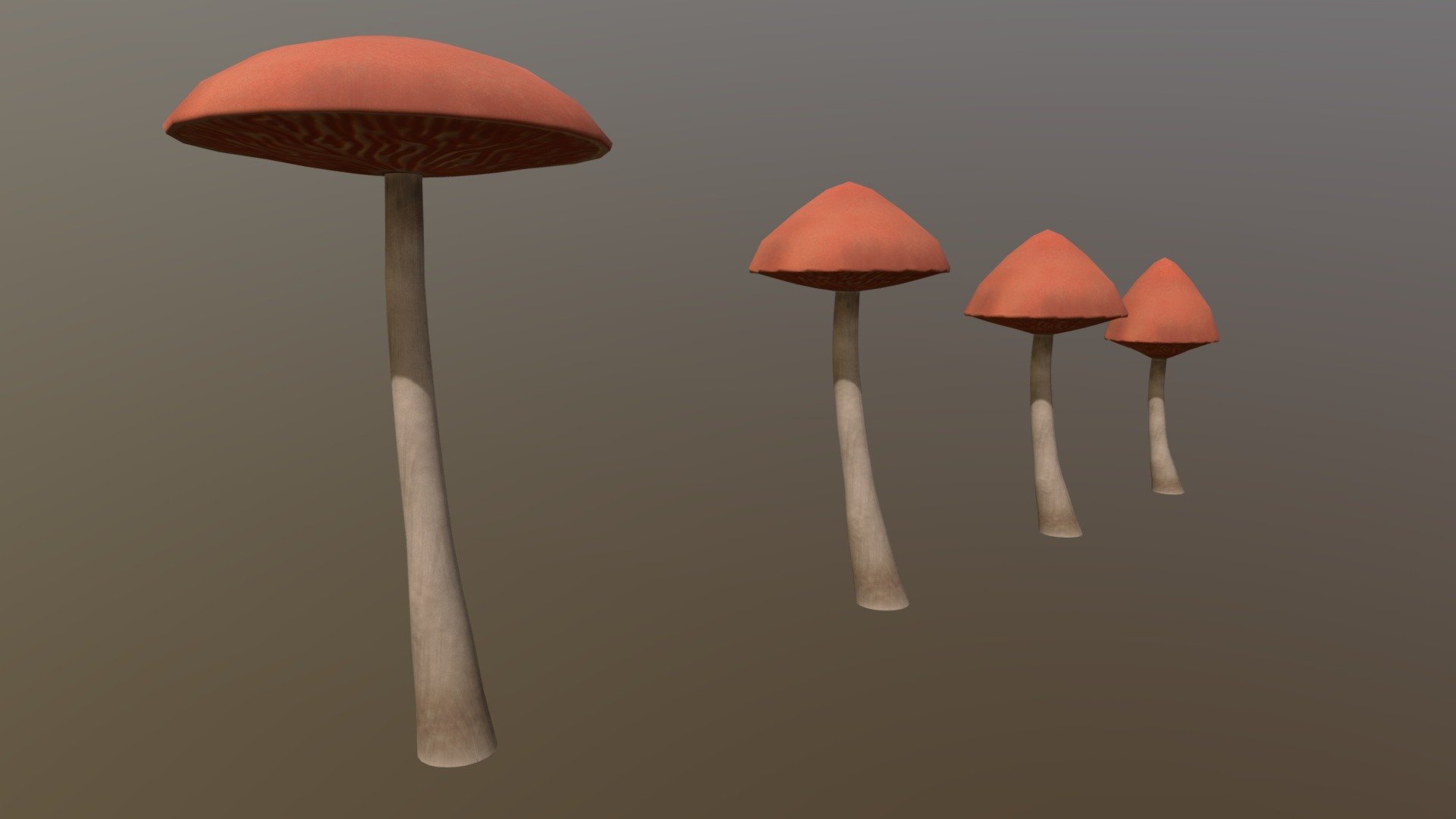 Shrooms - 3D model by Doug (@bob-chan) [9bbd760] - Sketchfab