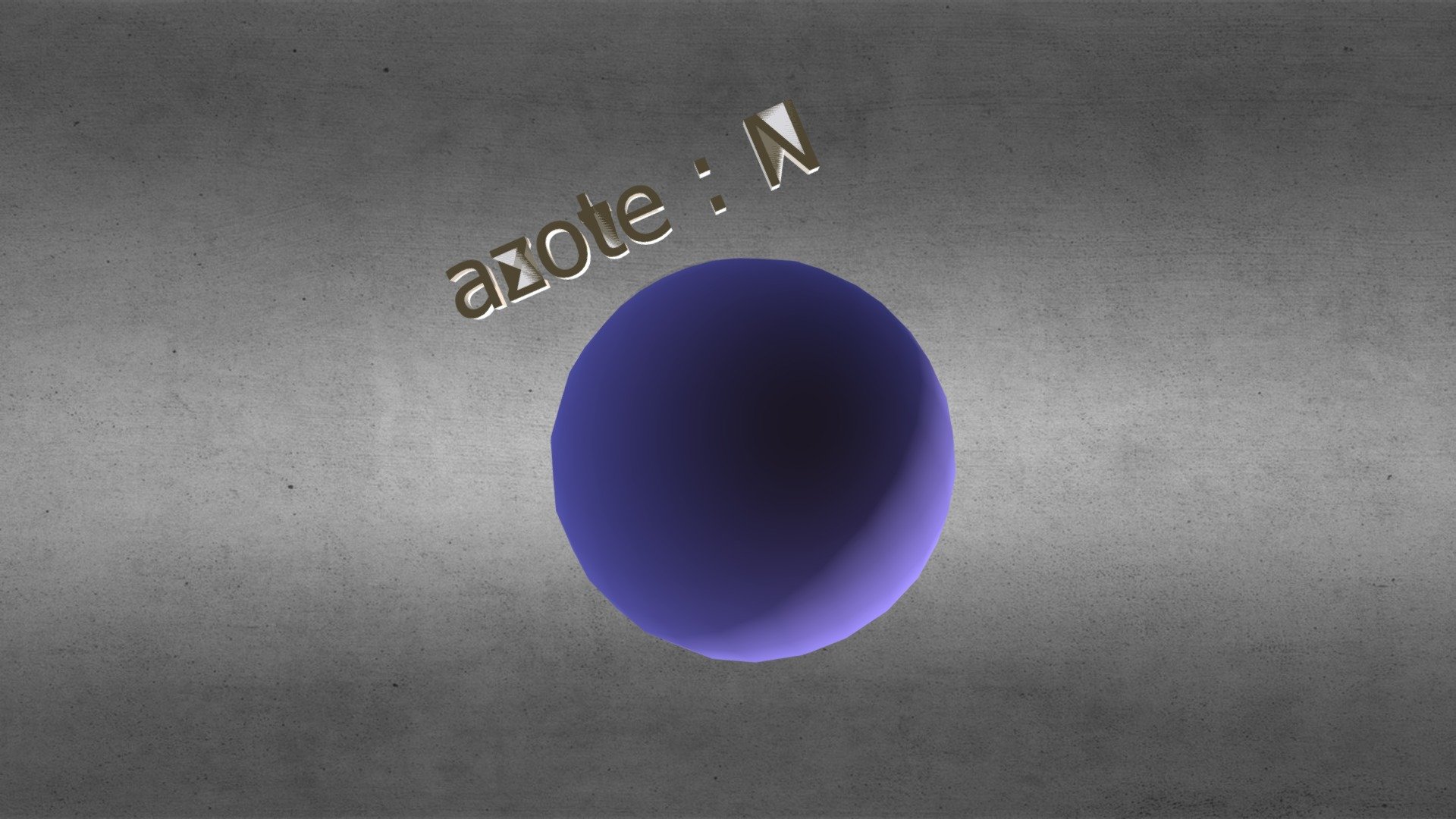 Atome d'azote - 3D model by PhilMncn [9bbe5f7] - Sketchfab